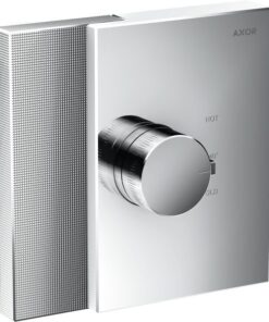 2-handle shower mixer for exposed installation with cross handles ...